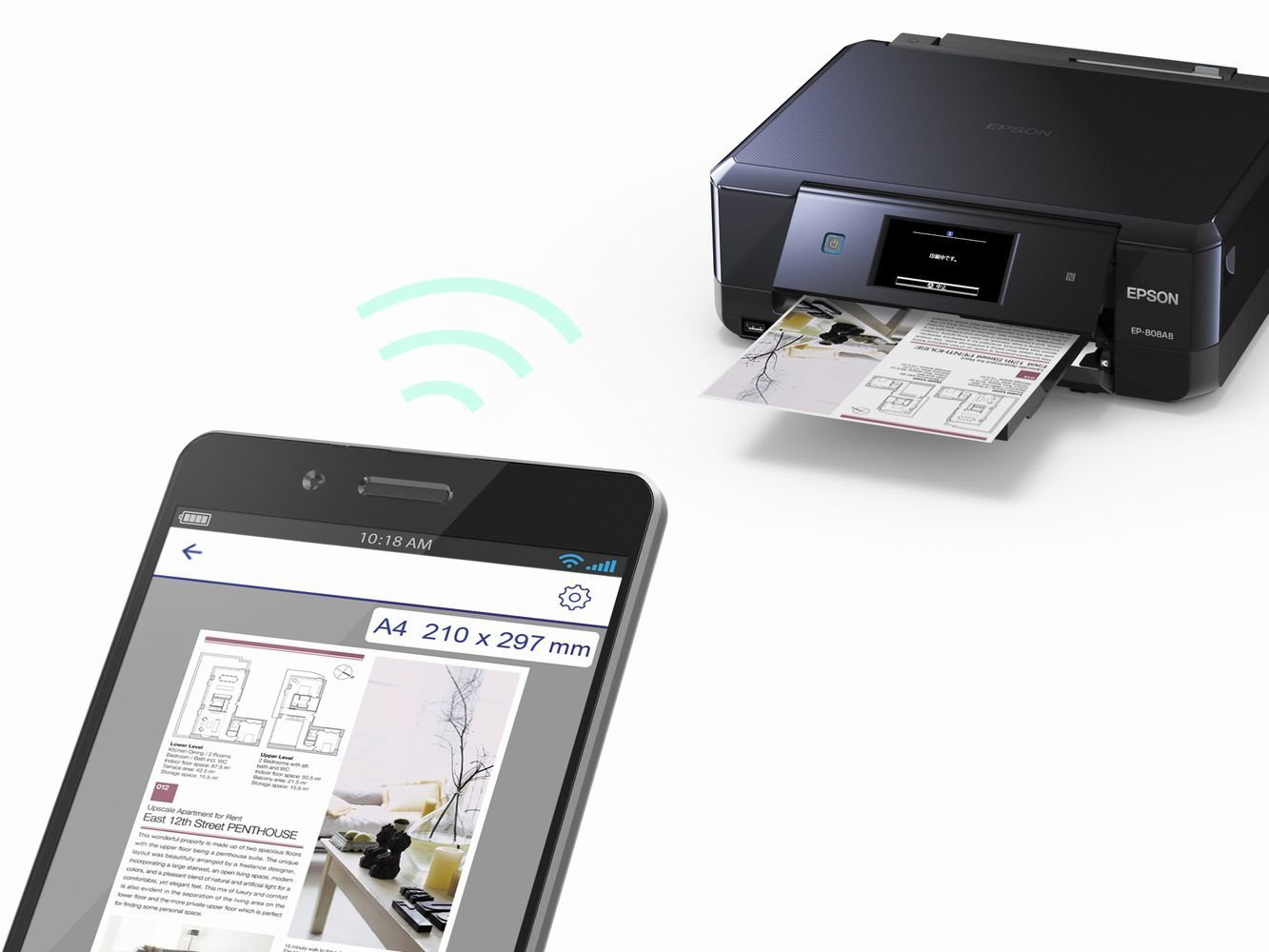 【EPSON】省スペースでコンパクトなカラープリンター「EPSON Colorio EP – 808A シリーズ」！